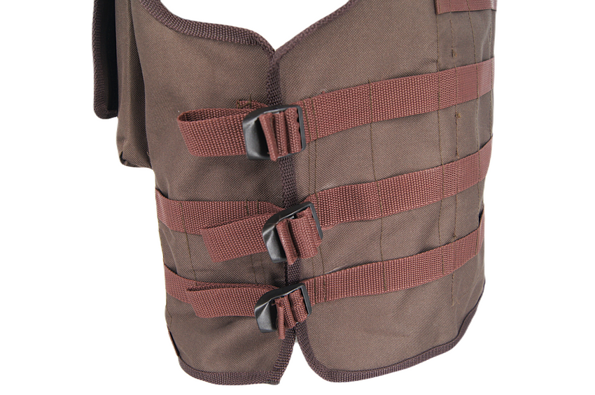 Kamizelka policyjna taktyczna czarna, z siatki | Sklep Sortmund