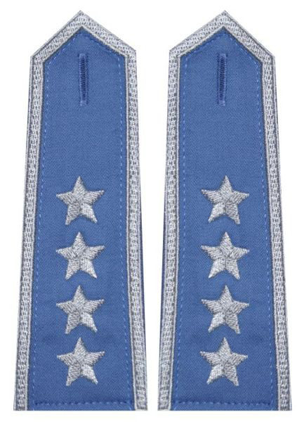 Pagony niebieskie do koszuli Służby Więziennej - starszy chorąży ...